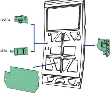 Serratura Porte Iveco Daily Furgonato - 500329770