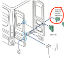 Maniglia Porta Posteriore ELETTRICA Iveco Daily Furgonato - 504065407