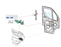 Pulsantiera Comando Finestrini e Specchi Iveco Daily - 5801511735